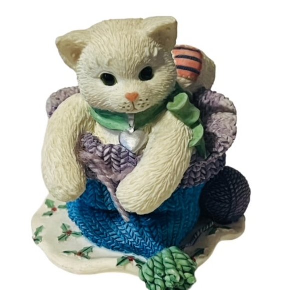 Enesco | Art | Calico Cat Figurine Enesco Hillman Vtg Kitten ...